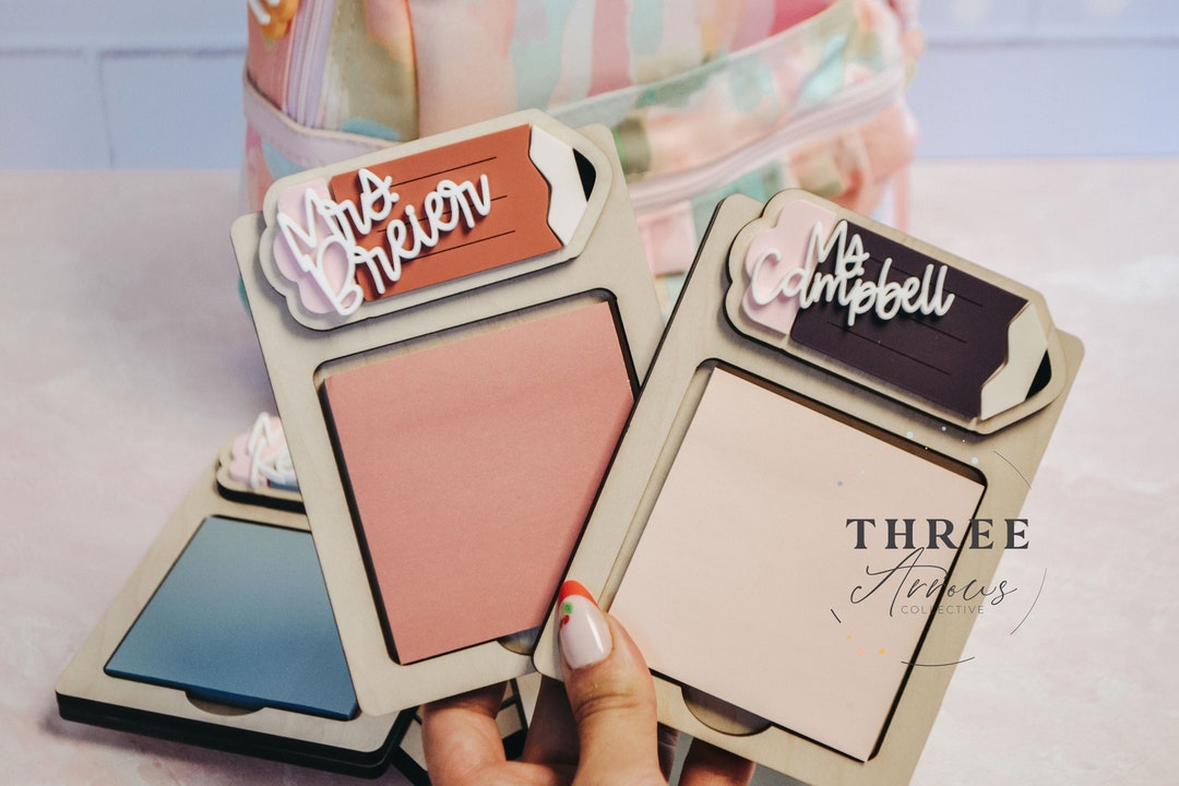 Posty Note Holder, Sticky Notes Holder for It Teacher Appreciation Gift ...