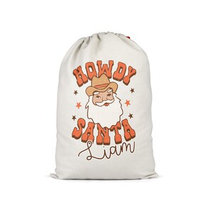 Jumbo Santa Sack, Personalized Christmas Gift Bag, Holiday Toy Sack ...