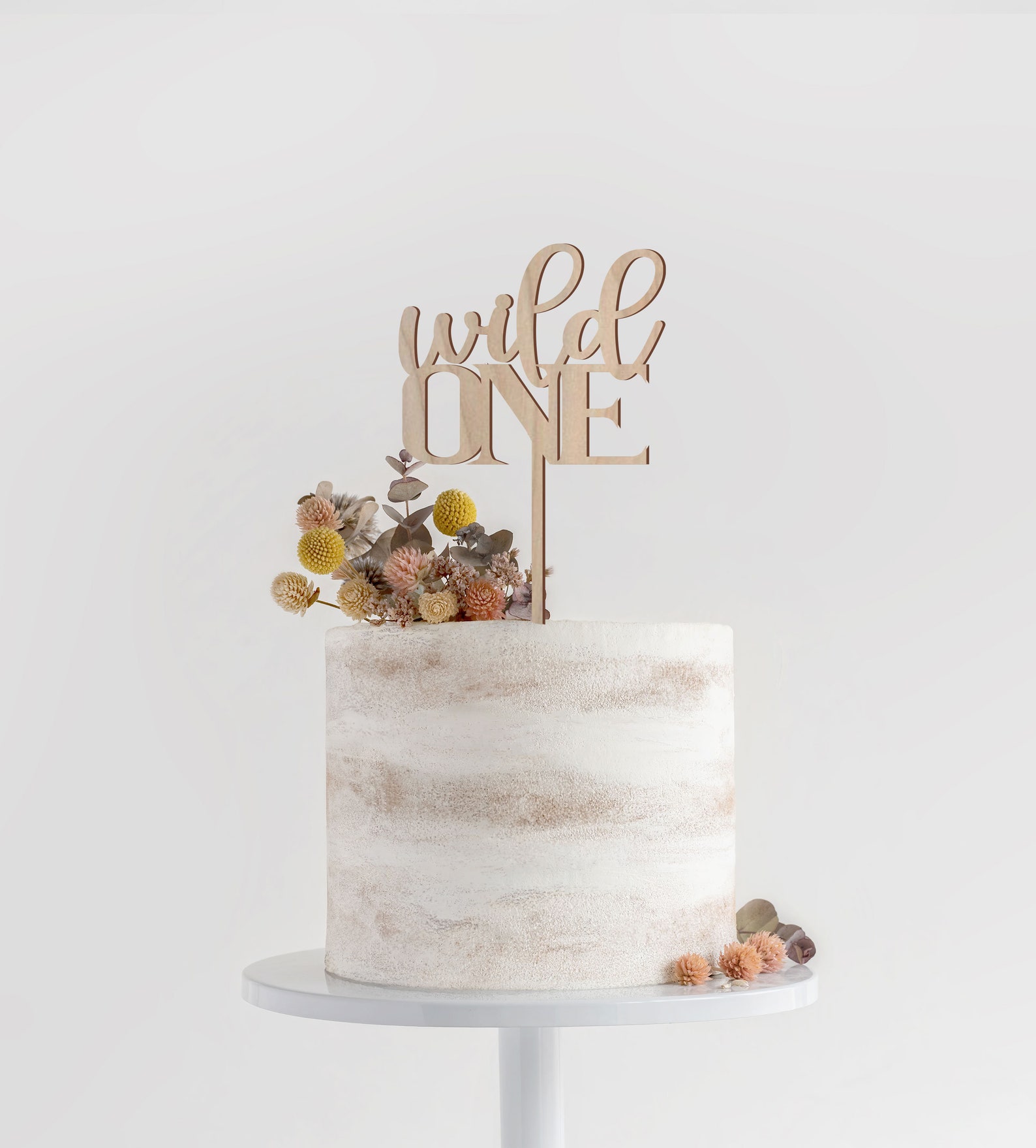 Wild One Birthday Cake Topper Toddler Themed Birthday Decor - Etsy