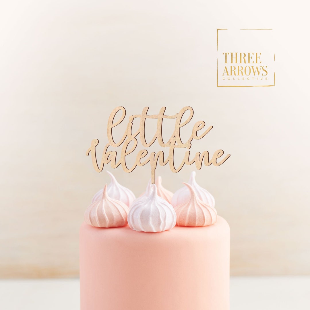Little Valentine Toddler Birthday Cake Topper February - Etsy