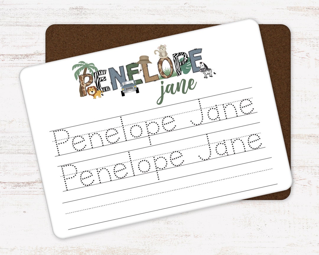 Learn My Name, I Can Write My Name, Educational Name Tracing Boards ...