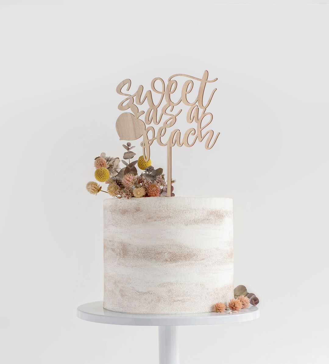 Sweet as a Peach Themed Cake Topper for Toddler Birthday Cake Topper ...