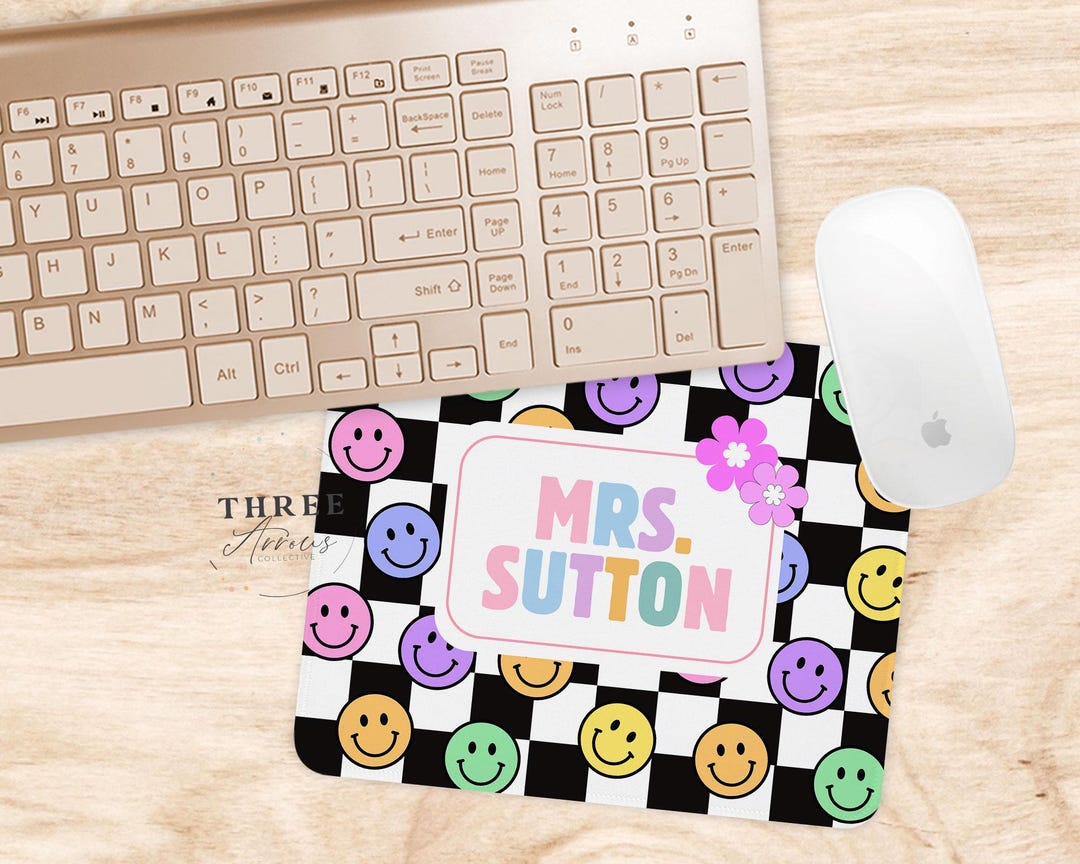 Personalized Teacher Mouse Pad, Composition Book, Teacher Appreciation ...