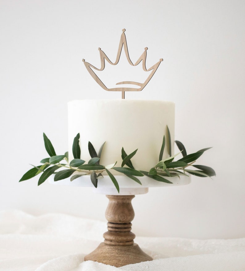 Prince Crown Themed Cake Topper for Toddler Birthday Cake - Etsy