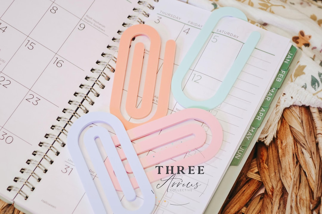 Jumbo Paper Clip, Paperclips Bookmark, Teacher Appreciation Bookmark ...