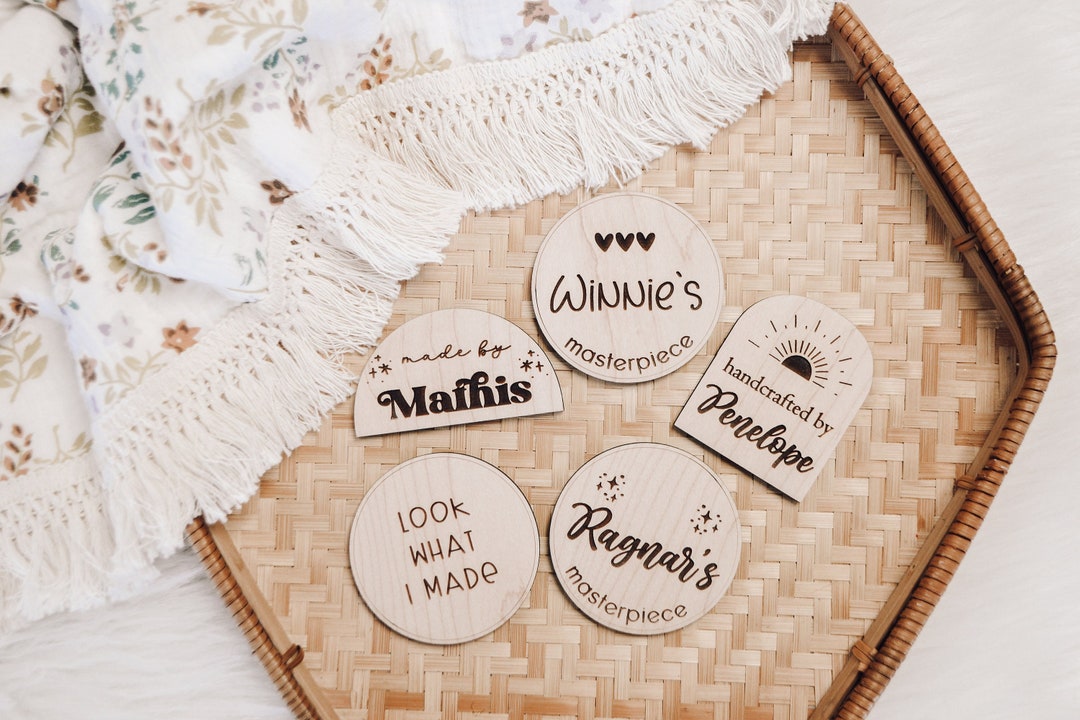 Look What I Made Magnets, Kids Name Magnets for Fridge, Personalized ...