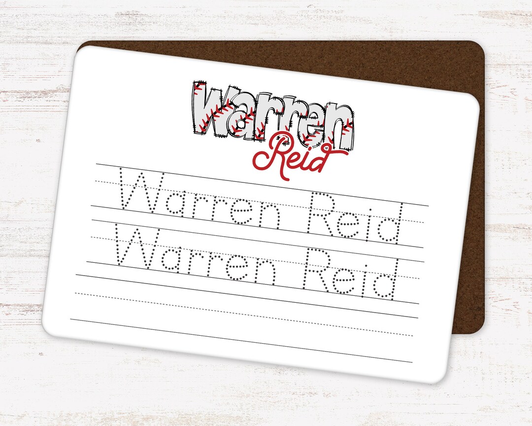 I Can Write My Name Board, Learn My Name, Educational Name Tracing ...