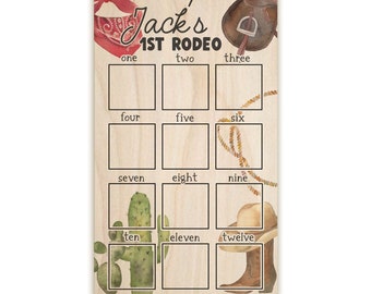 First Rodeo Picture Board - Etsy