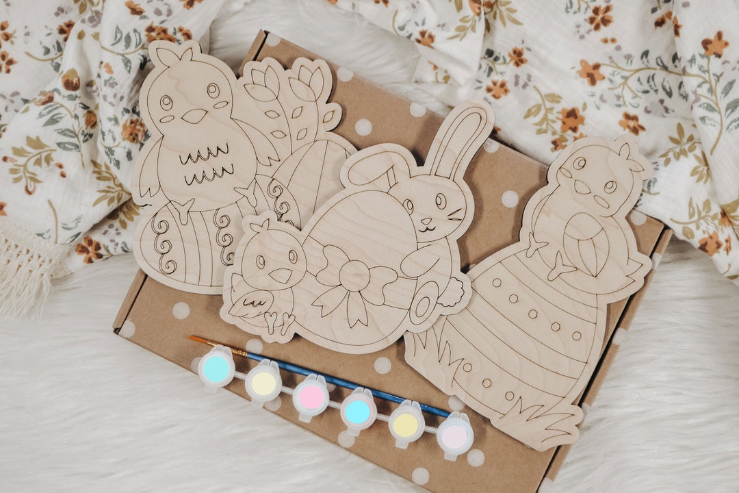 Easter DIY Paint Kits, Easter Basket Stuffers, Paint Your Own Easter ...