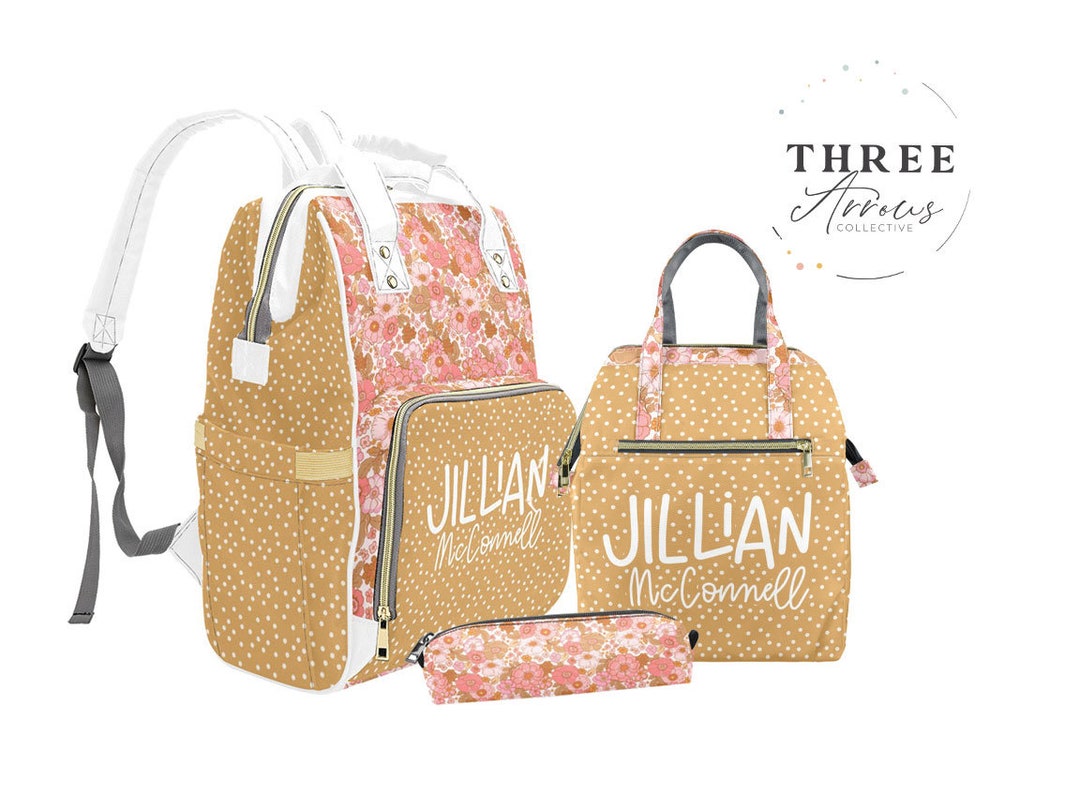 Girls Backpack and Lunch Box, Kids Insulated Lunch Bag , Matching ...