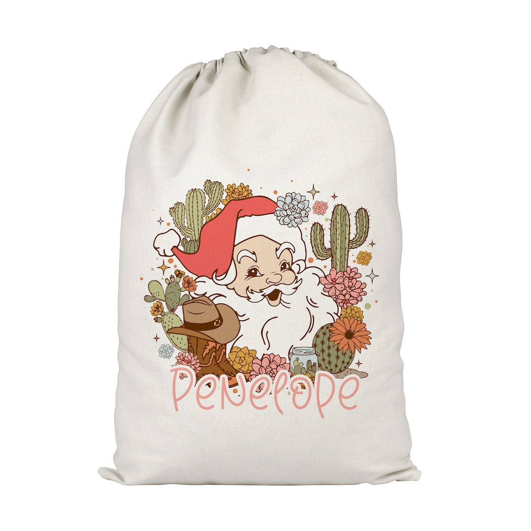 Jumbo Santa Sack, Personalized Christmas Gift Bag, Holiday Toy Sack ...