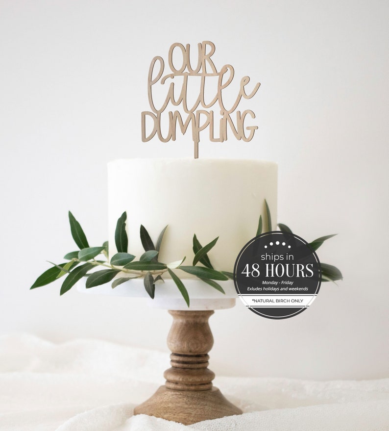 Our Little Dumpling Themed Cake Topper for Toddler Birthday - Etsy