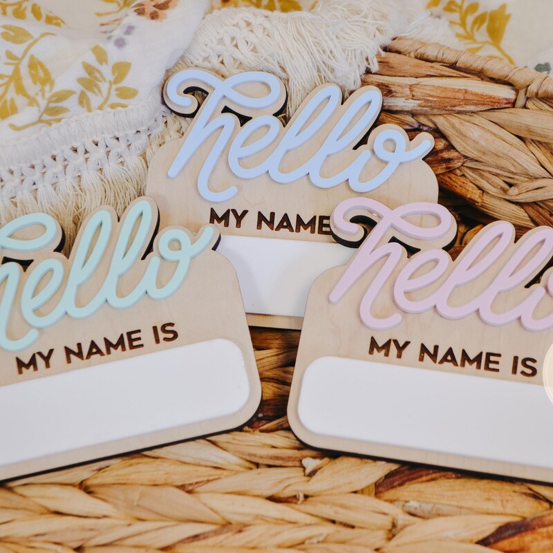 Hi My Name Is - Etsy