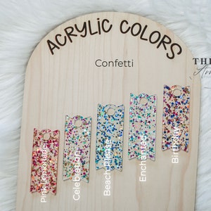 Coquette Bow Brumate Era Name Plate, Confetti Tumbler Topper Tag, 30 ...