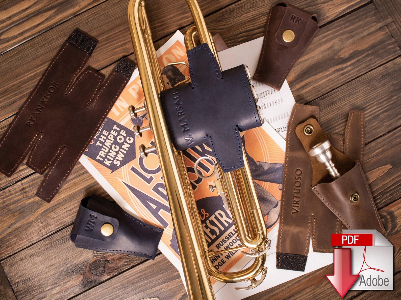 PDF Pattern Trumpet Mouthpiece Case, Sewing Template Instant Download ...