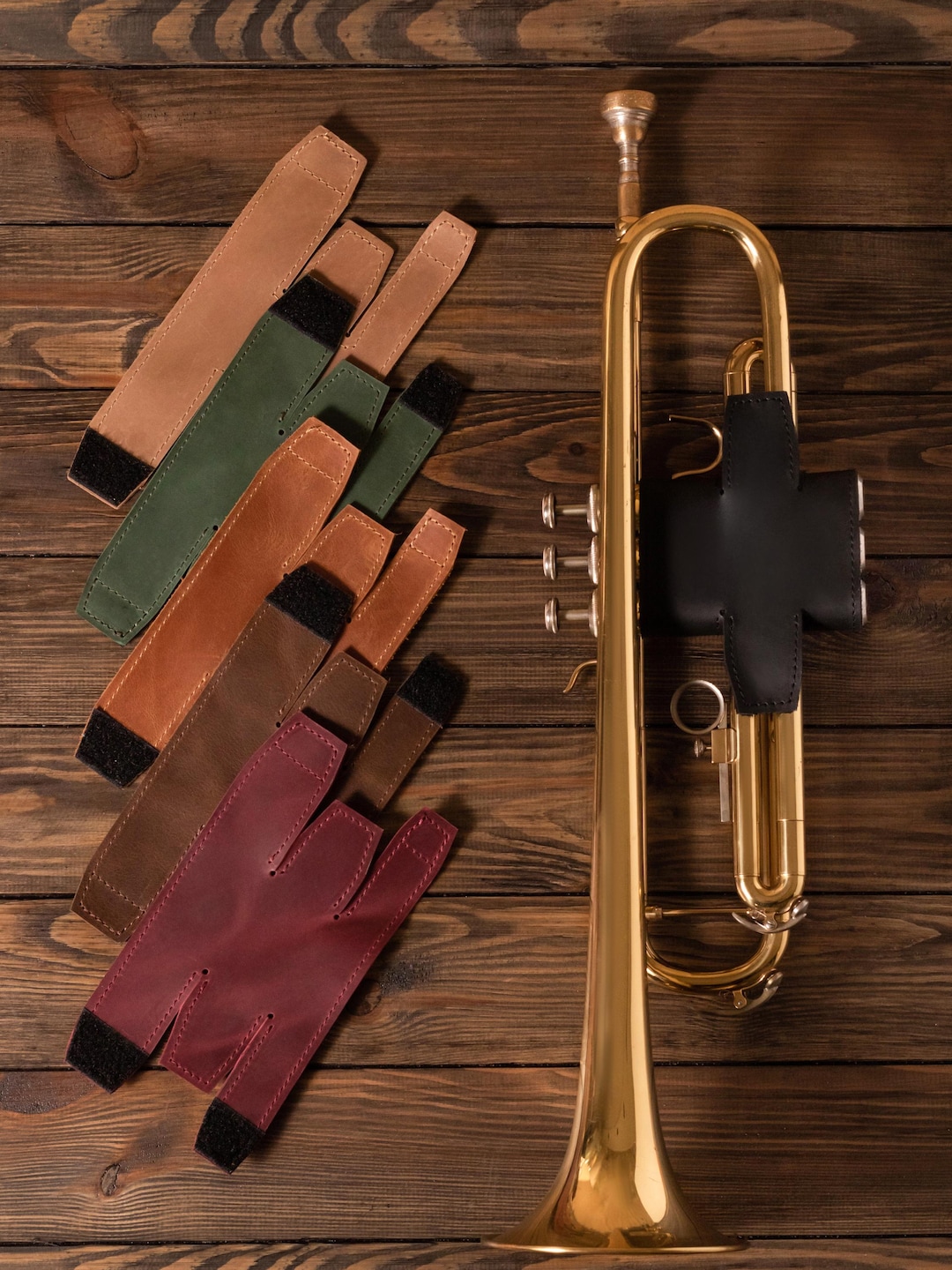 Leather Trumpet Valve Guard | Handmade Instrument Accessories ...