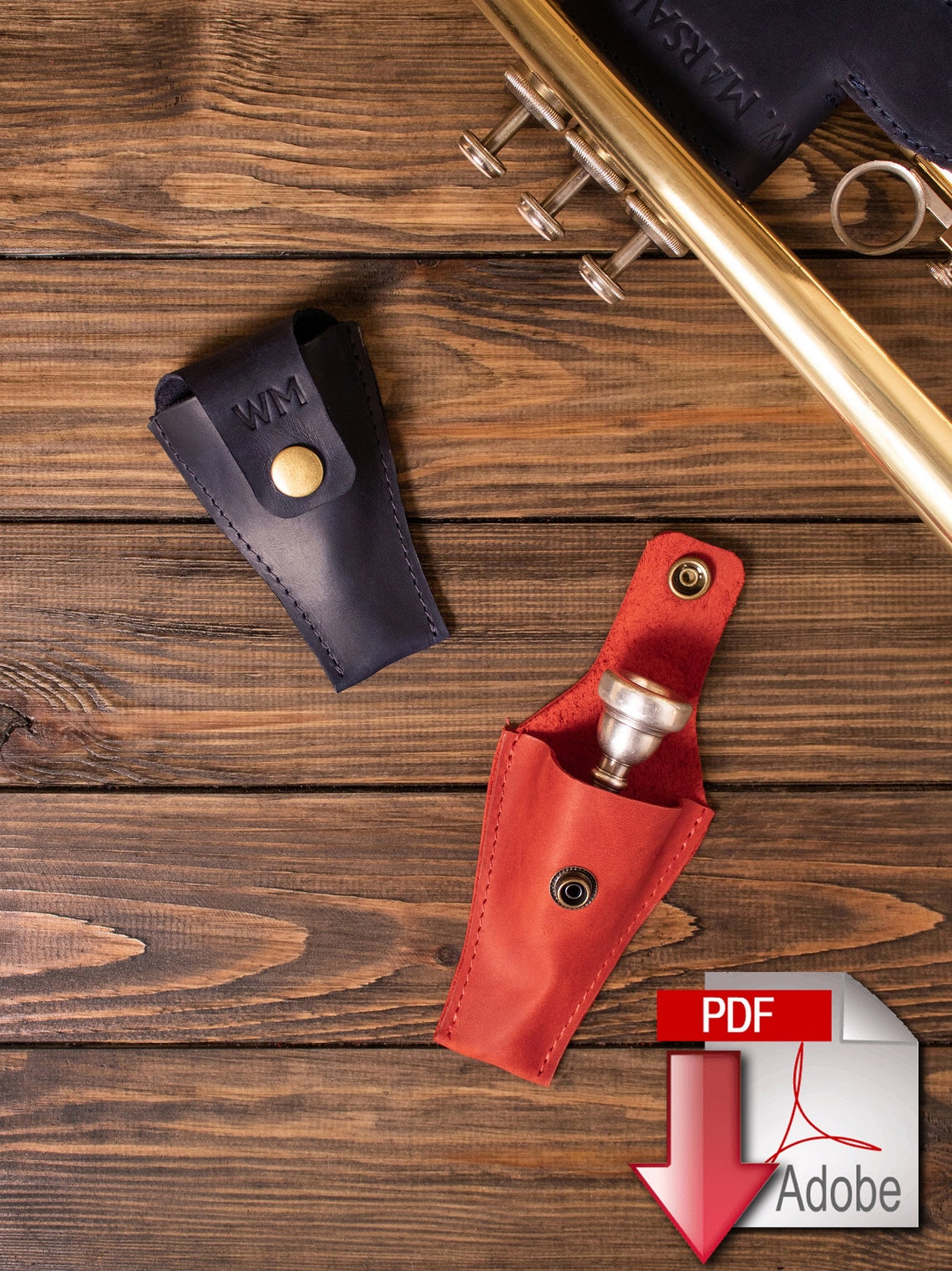 PDF Pattern Trumpet Mouthpiece Case, Sewing Template Instant Download ...
