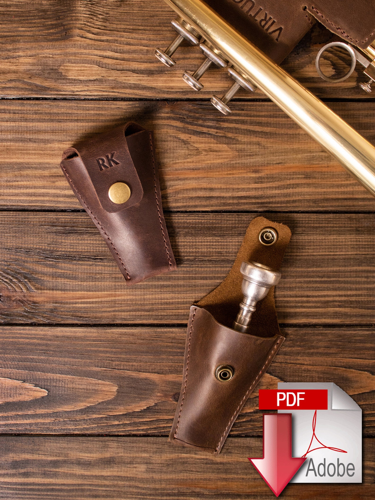 PDF Pattern Trumpet Mouthpiece Case, Sewing Template Instant Download ...