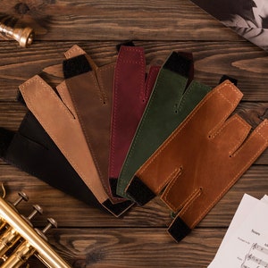 Personalized Leather Trumpet Valve Protector, Trumpet Valve Guard, Best ...