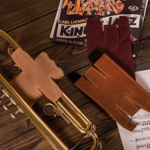 Personalized Leather Trumpet Valve Protector, Trumpet Valve Guard, Best ...