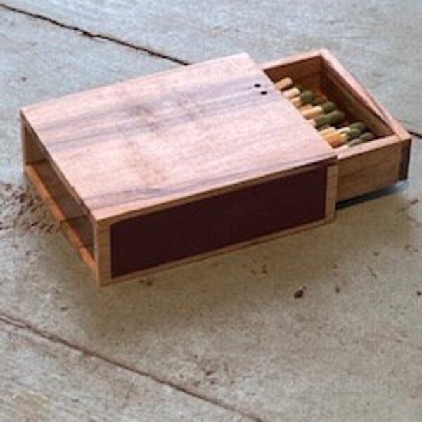 Wooden Matchbox - Etsy