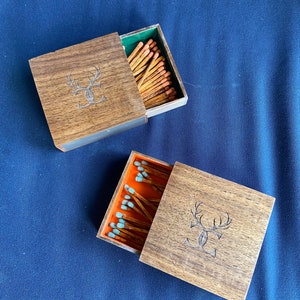 Custom Laser Etched Matchbox - Etsy
