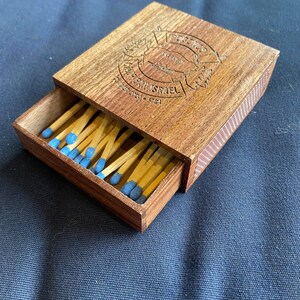Custom Laser Etched Matchbox - Etsy