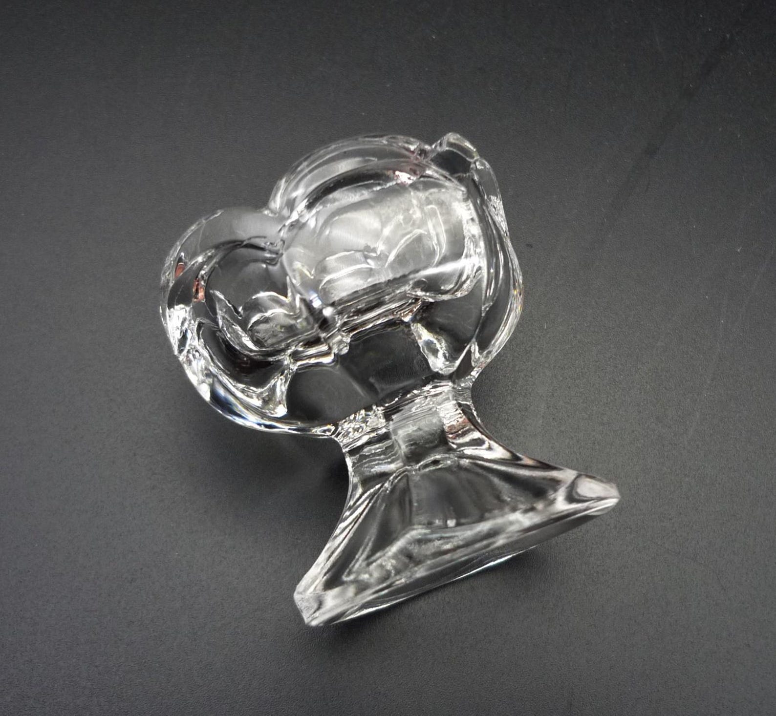 Vintage Cambridge Footed Glass Salt Dips, Cambridge Salt Cellar, Footed ...