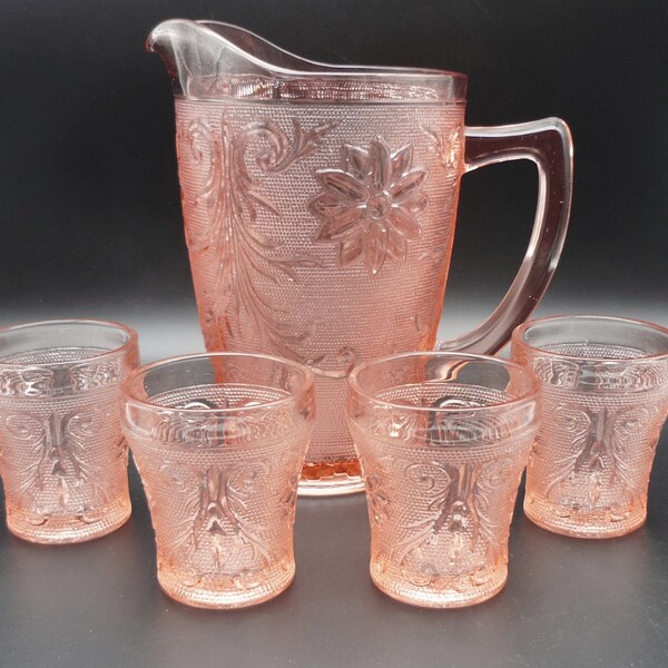 Pink Glassware - Etsy