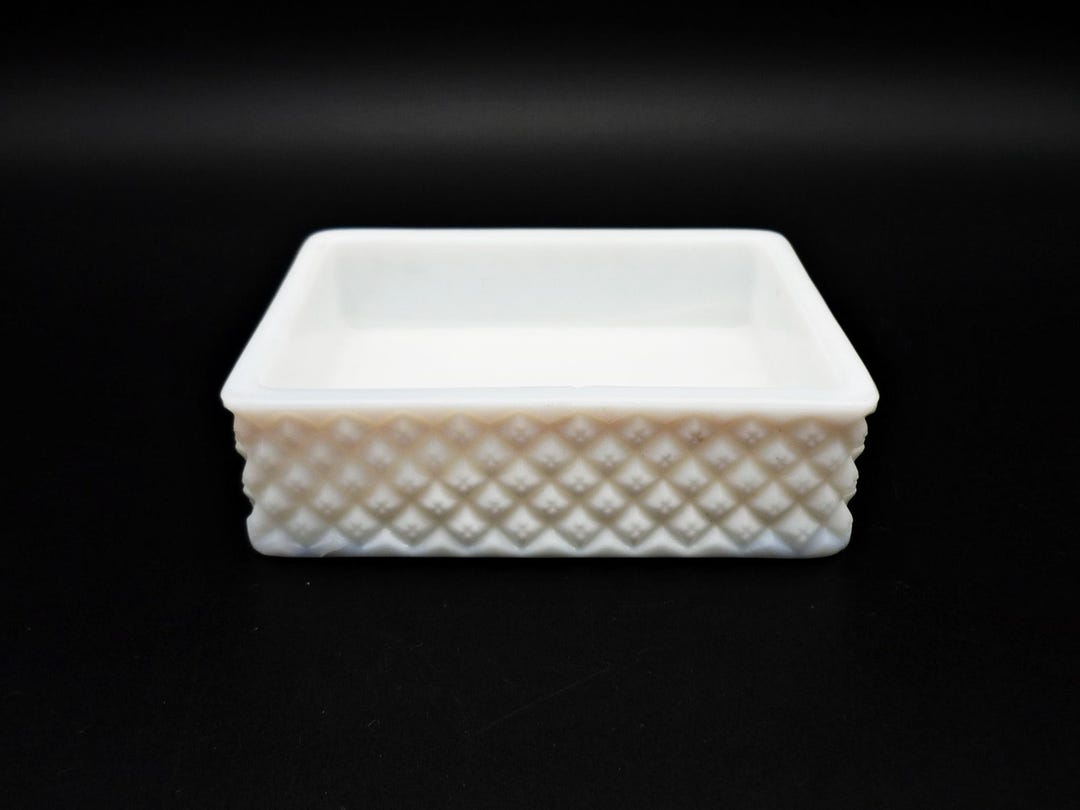 Vintage Westmoreland Milk Glass Cigarette Box No Lid - Etsy