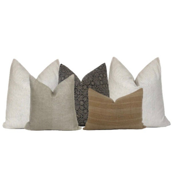 Neutral Pillows - Etsy