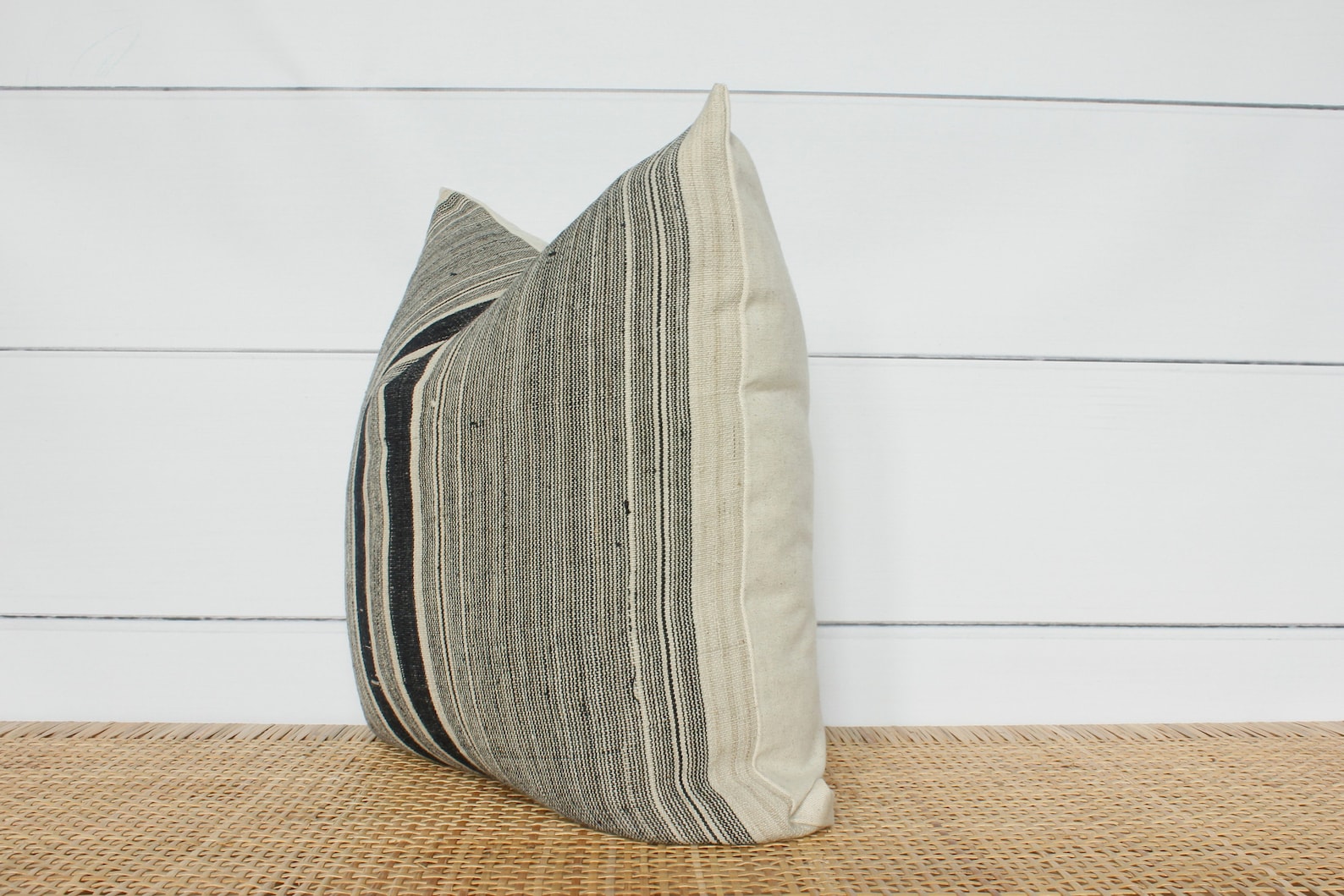 Vintage Hmong Stripe Pillow Cover: Modern Farmhouse Boho Decor - Etsy