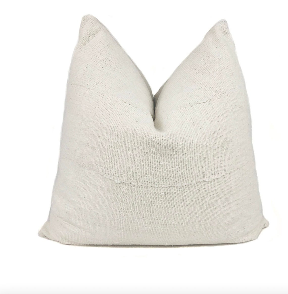 Cream African Mudcloth Pillow Cover | Farmhouse Decor - Etsy