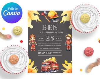 Firefighter Recruitment Flyer Design Flyer Template Photoshop Design ...