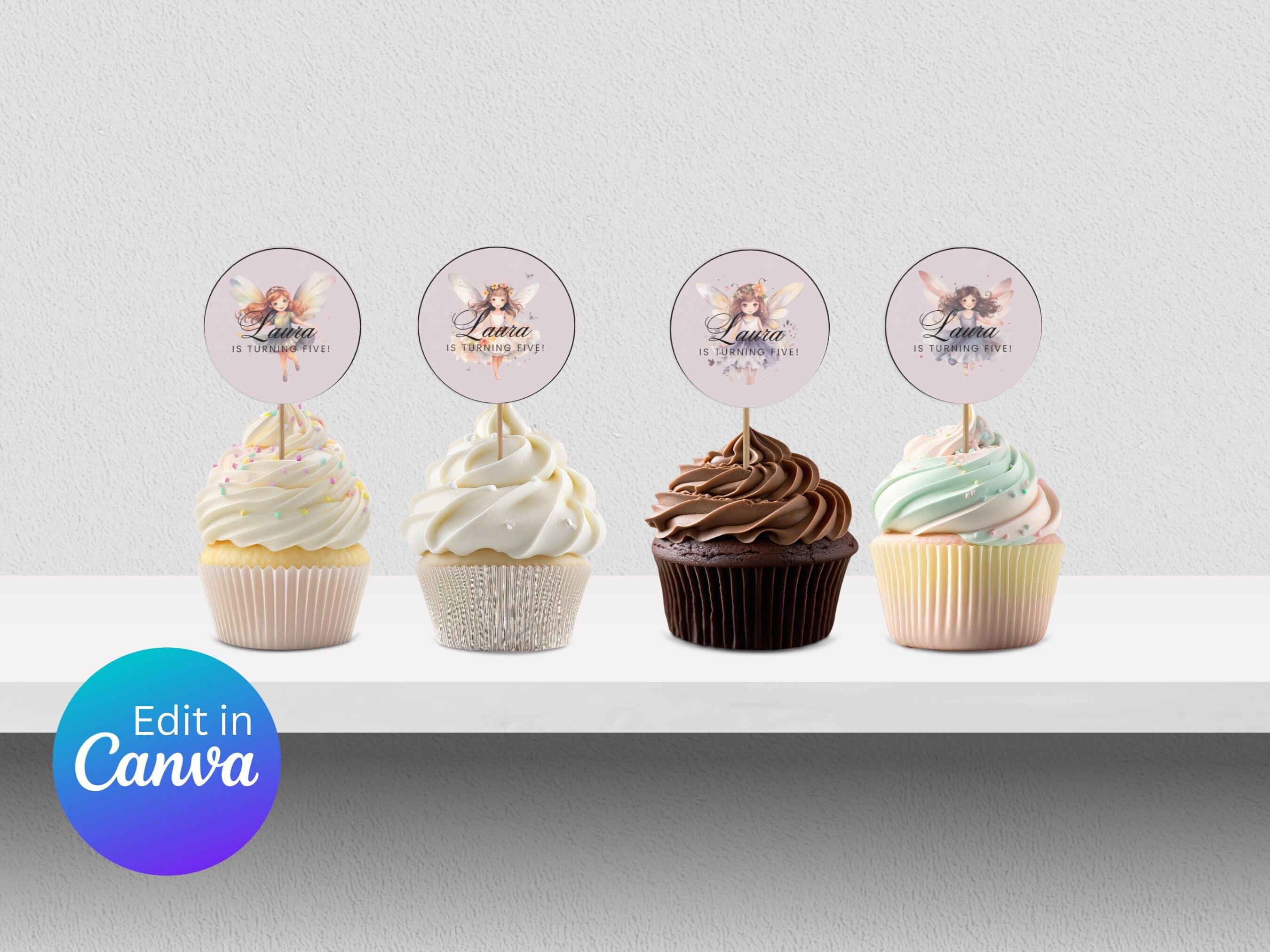 Editable Fairy Party Mega Template Bundle for Canva - Etsy