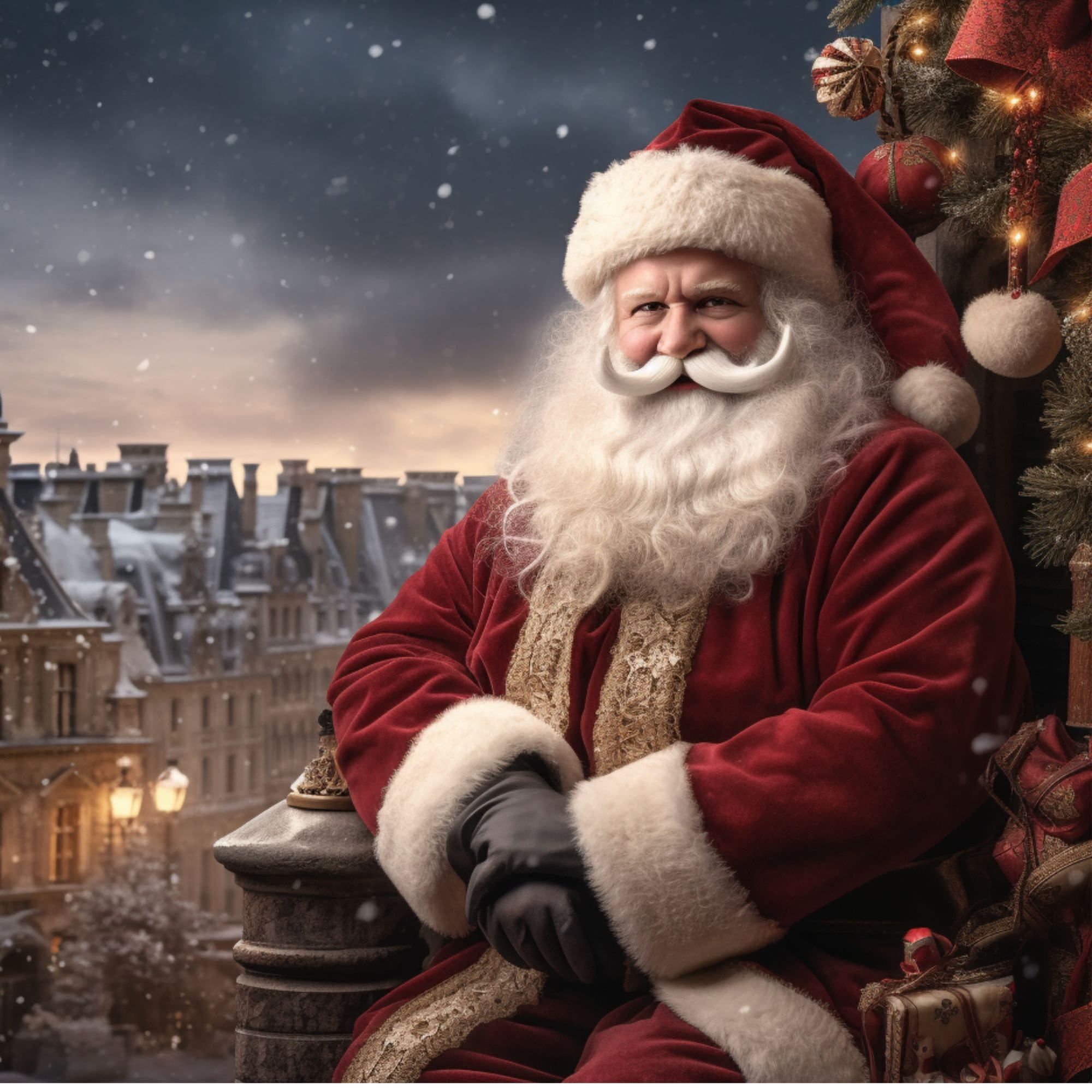 Santa Backdrop, Christmas Digital Files, 19 High Quality Digital Files ...