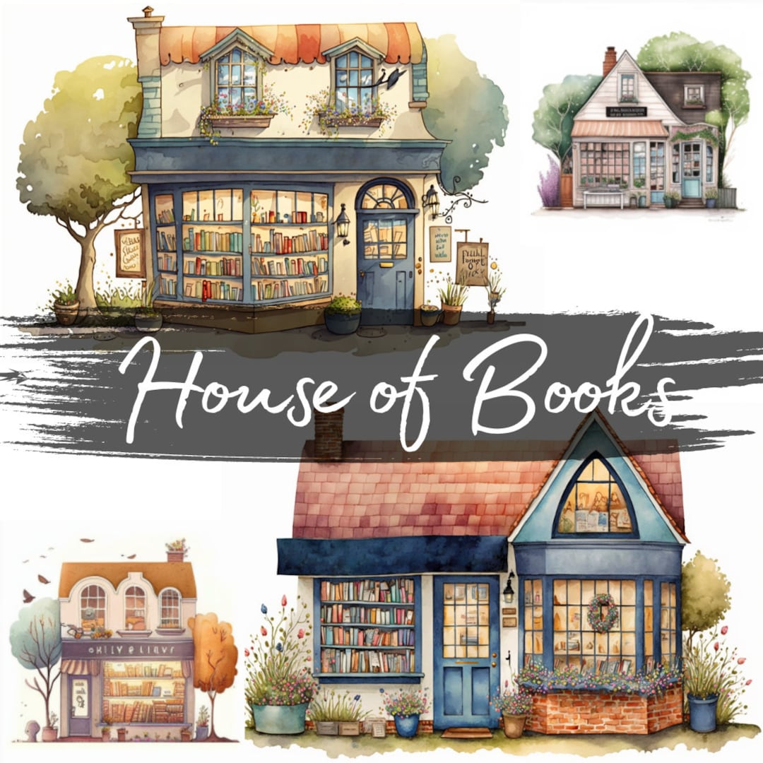 House of Books, Clipart, 30 High Quality PNG Transparent Files ...