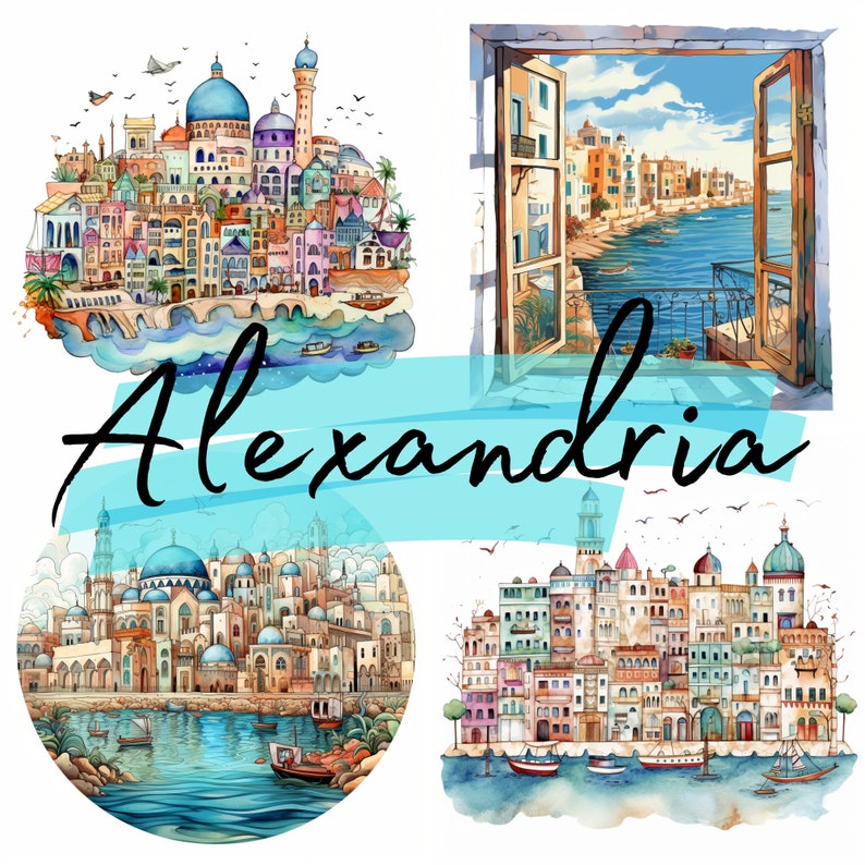 Houses of Alexandria, Egypt, Clipart, 42 High Quality PNG Transparent ...