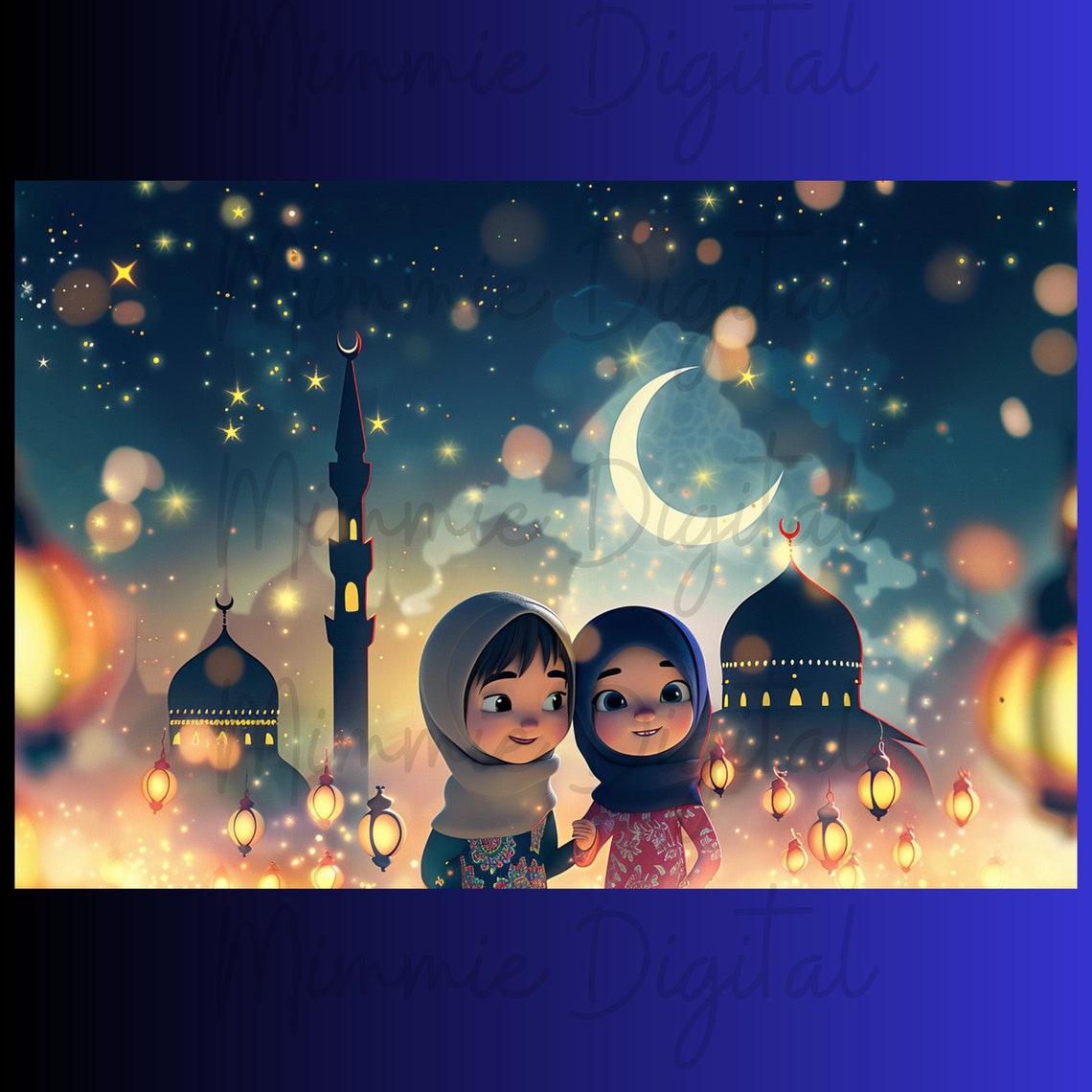 33 Cute Ramadan Cartoon Clipart Files, Ramadan Kareem, Ramadan Children ...