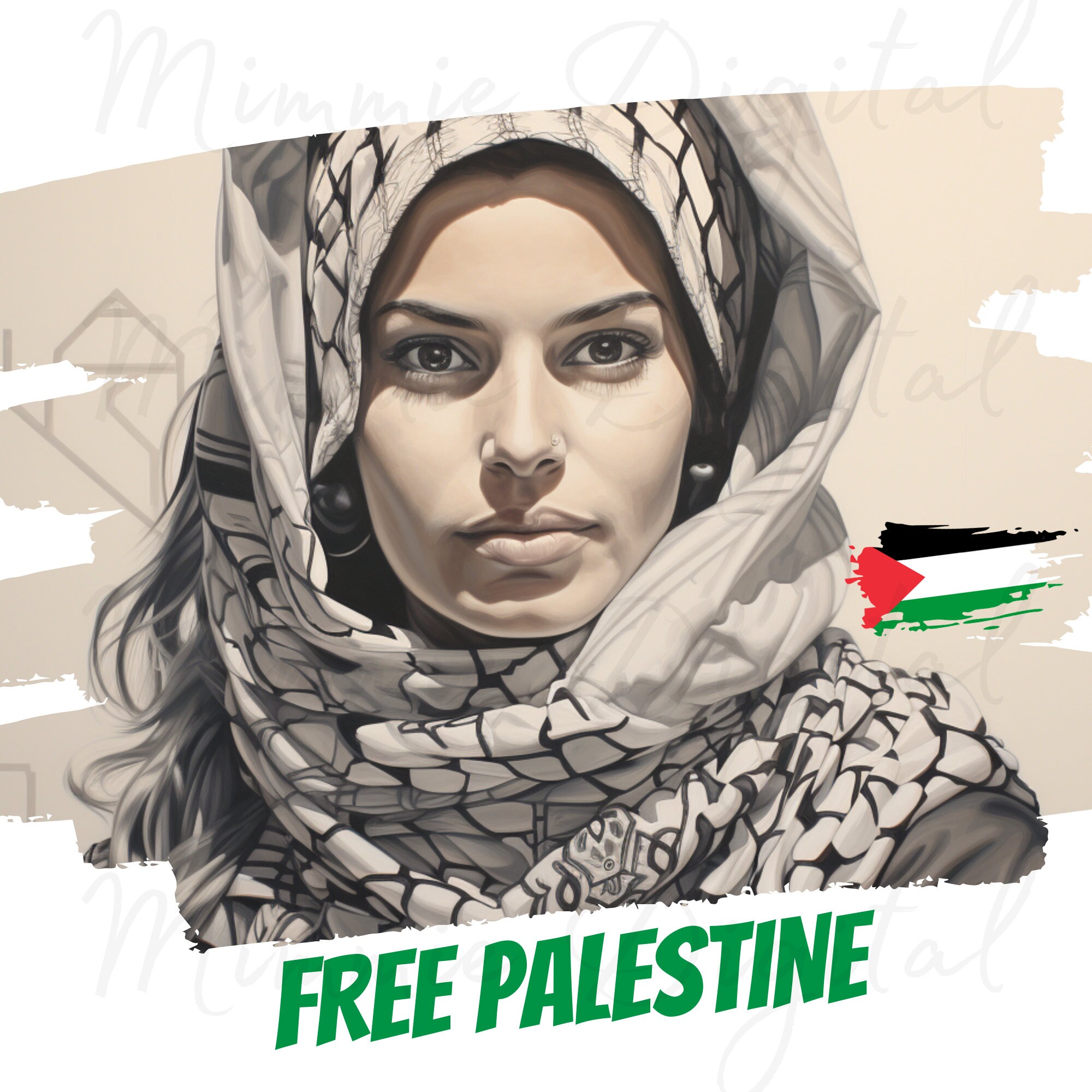 Palestine Bundle, Free Palestine and Jerusalem Clipart, 80high Quality ...