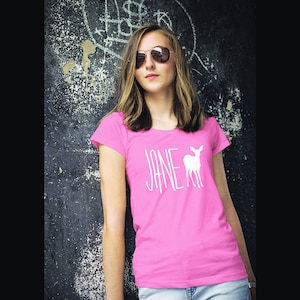 Jane Doe Shirt Hot Pink Max Caulfield Screen Printed Cosplay Shirt ...