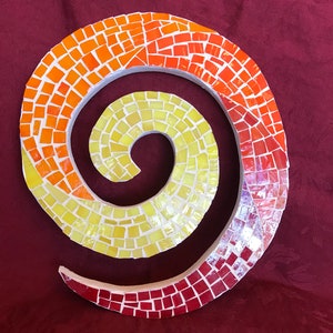 Stained Glass Mosaic Swirl - Etsy