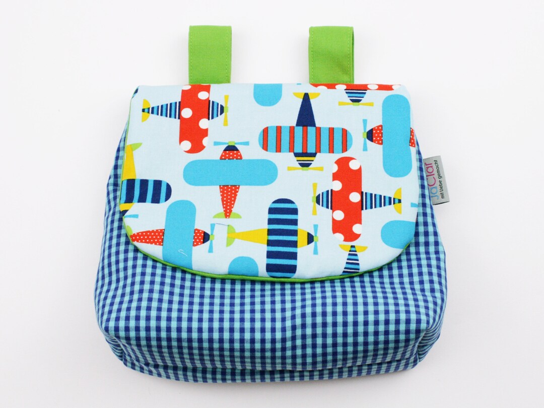 Handlebar Bag/pannier Airplane Light Blue/blue - Etsy