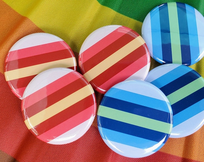 Girlflux Pride 1 Button Badge - Etsy