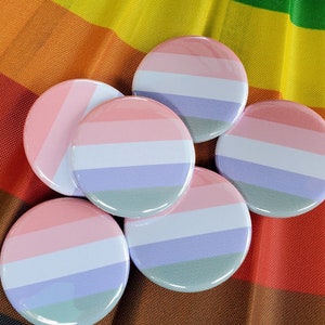 Cupioromantic Pride Flag 1.25 Inch Accessories - Pins, Magnets ...