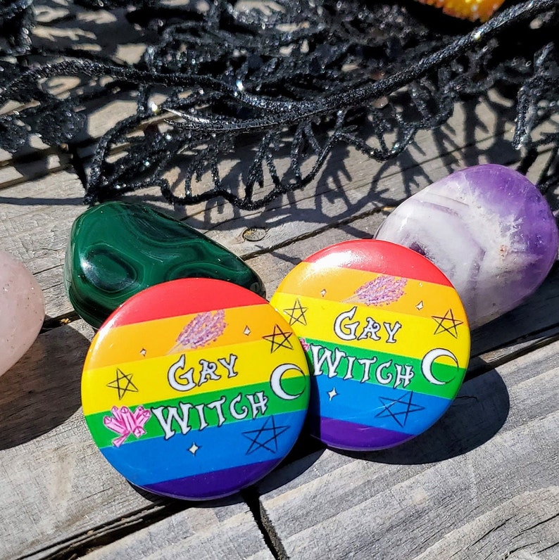 Witch Pride Flag Buttons - Etsy