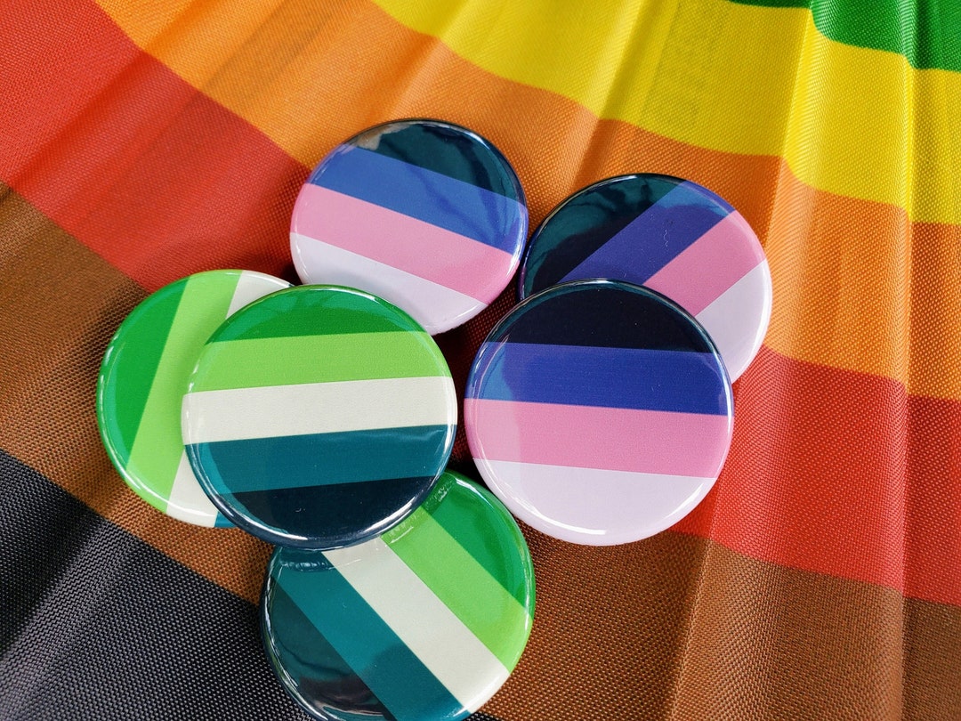 Acespec & Arospec Pride Flags 1.25 Inch Accessories - Pins, Magnets ...