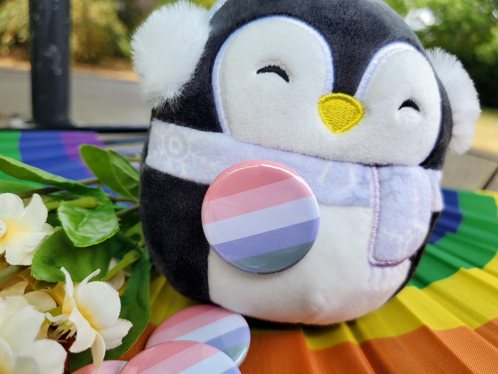 Cupioromantic Pride Flag 1.25 Inch Accessories - Pins, Magnets ...