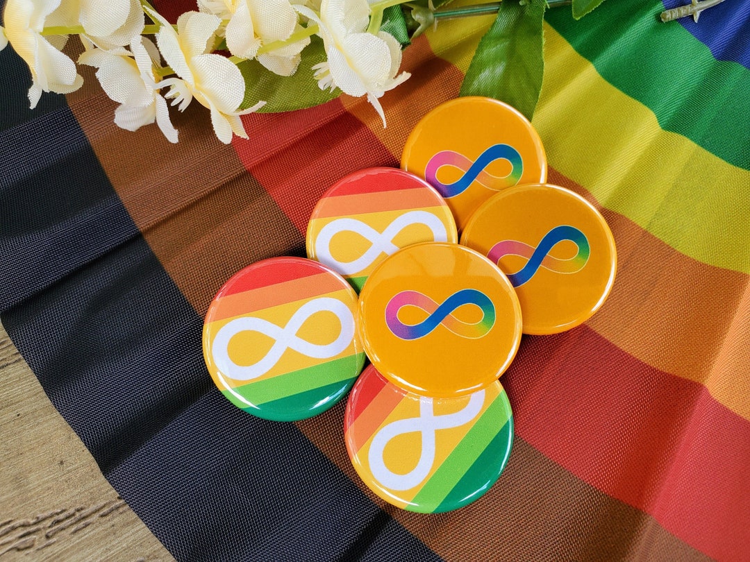 Autistic Pride Flag 1.25 Inch Accessories - Pins, Magnets, Keychains ...