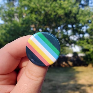 Disability Pride Flag 1.25 Inch Accessories - Pins, Magnets, Keychains ...